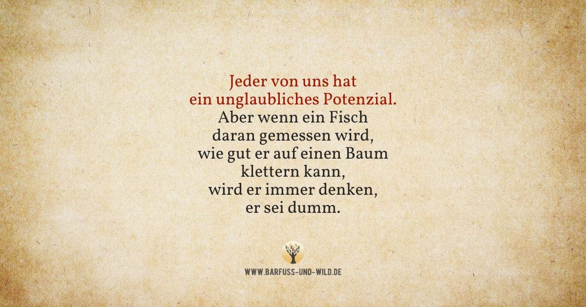 Wenn Du Dich mit etwas schwertust, könnte das hier der Grund sein ... | barfuß+wild